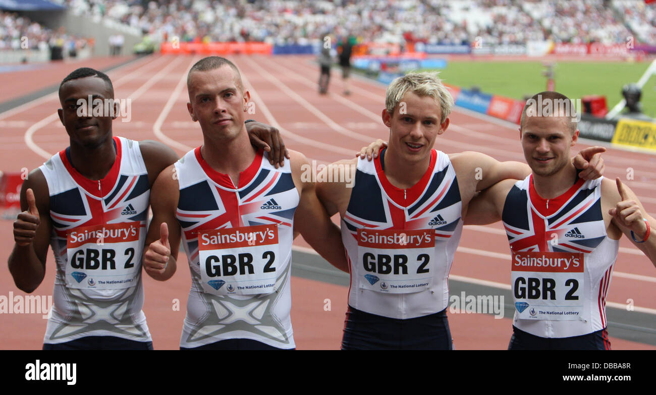 Great britain relay team hi-res stock photography and images - Alamy