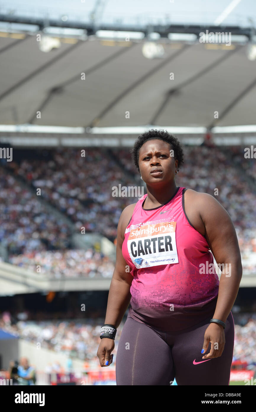 Michelle carter shot put hi-res stock photography and images - Alamy