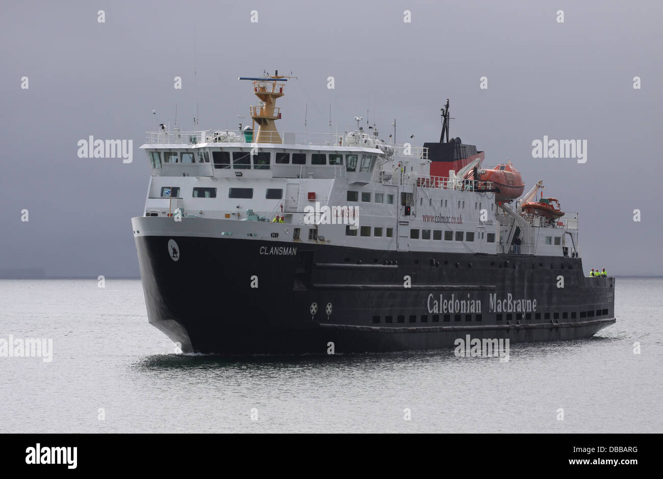 Calmac ferry Clansman at sea Scotland July 2013 Stock Photo - Alamy