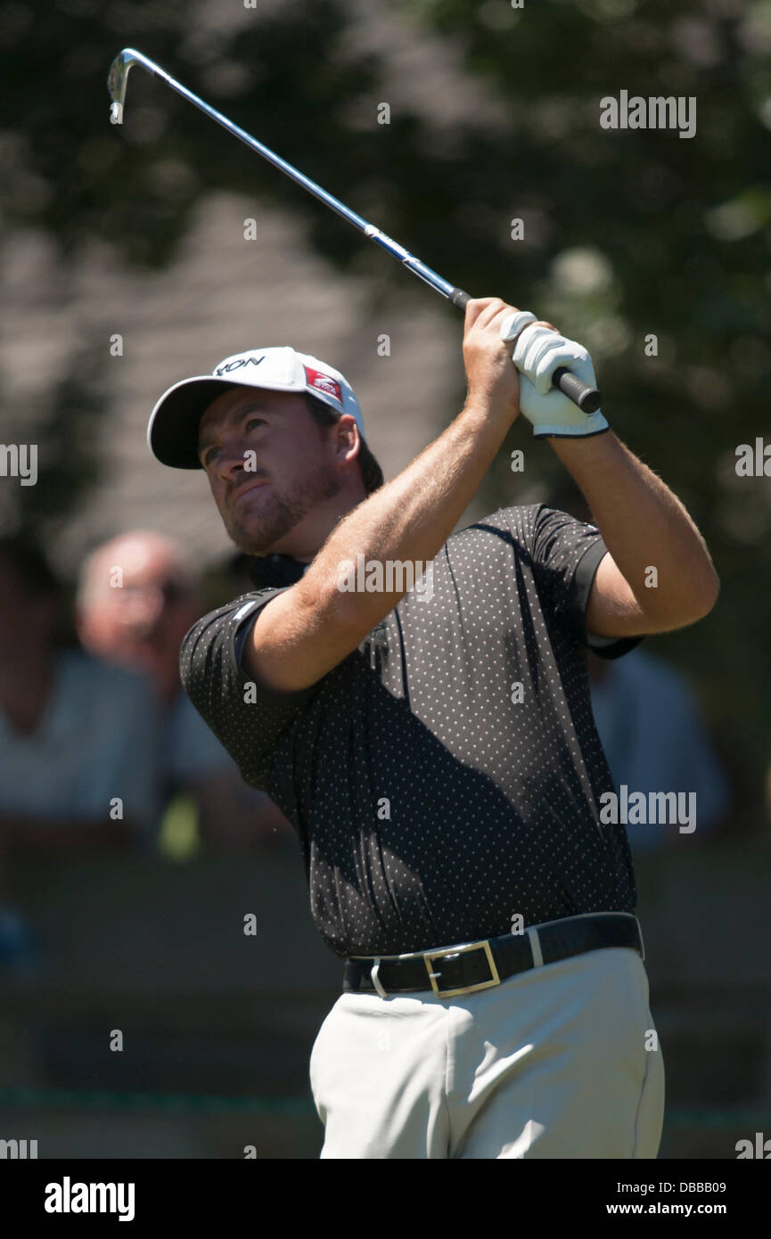 25.07.2013. Oakville, Ont, Canada. Graeme McDowell during the first ...