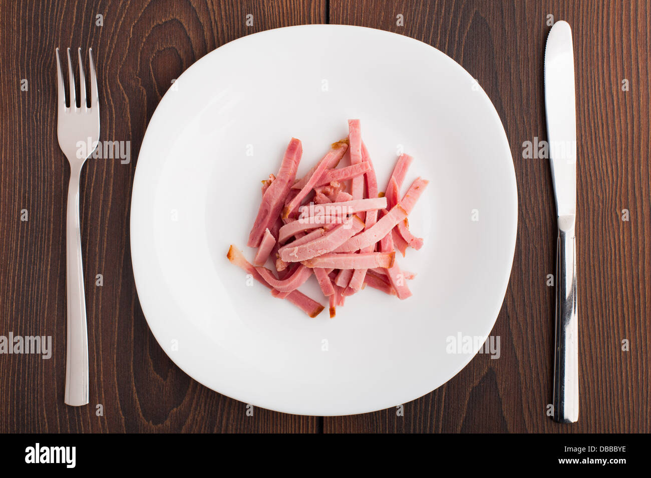 Chopped ham hi-res stock photography and images - Alamy