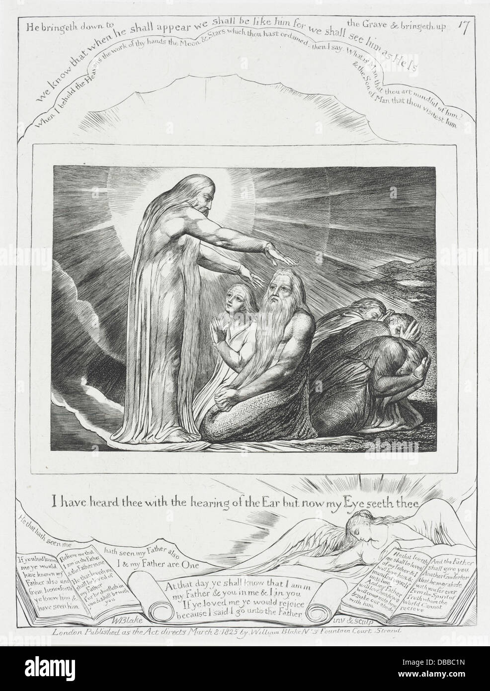 A religious painting depicting the Vision of God, exploring spiritual ...