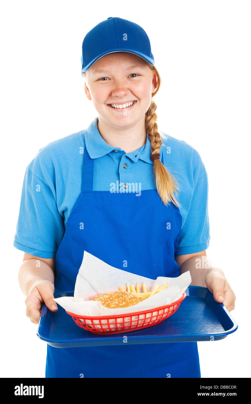 Happy Fast Food Worker Turns Out Fast Food Workers, Who Generate