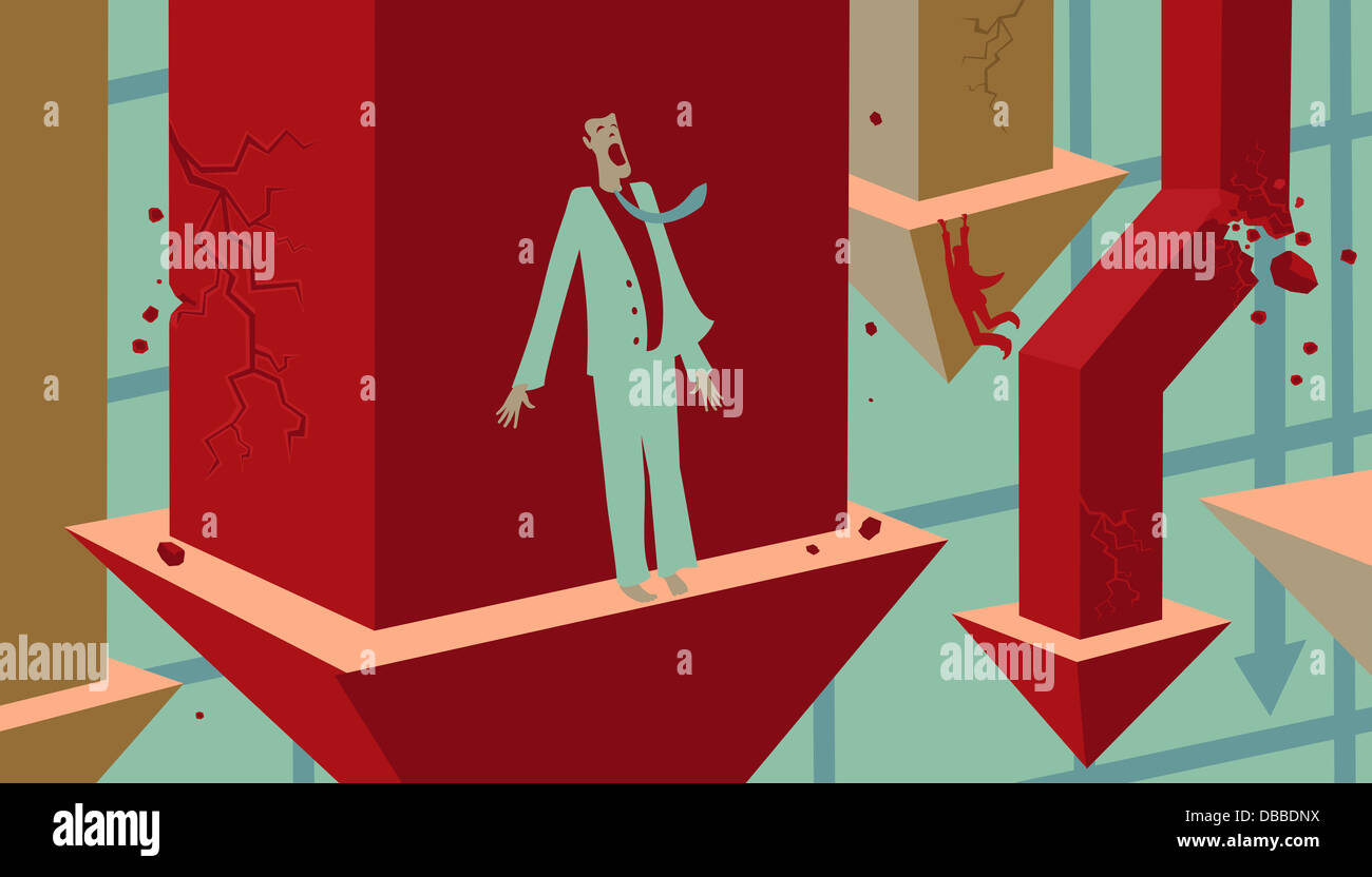 World is falling apart Stock Photo - Alamy