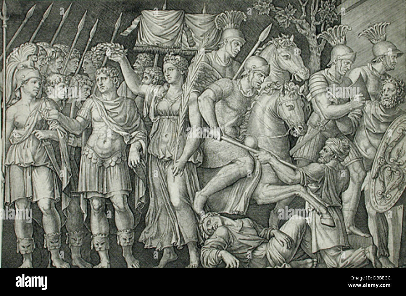 A depiction of Emperor Trajan, symbolizing his connection with the city ...