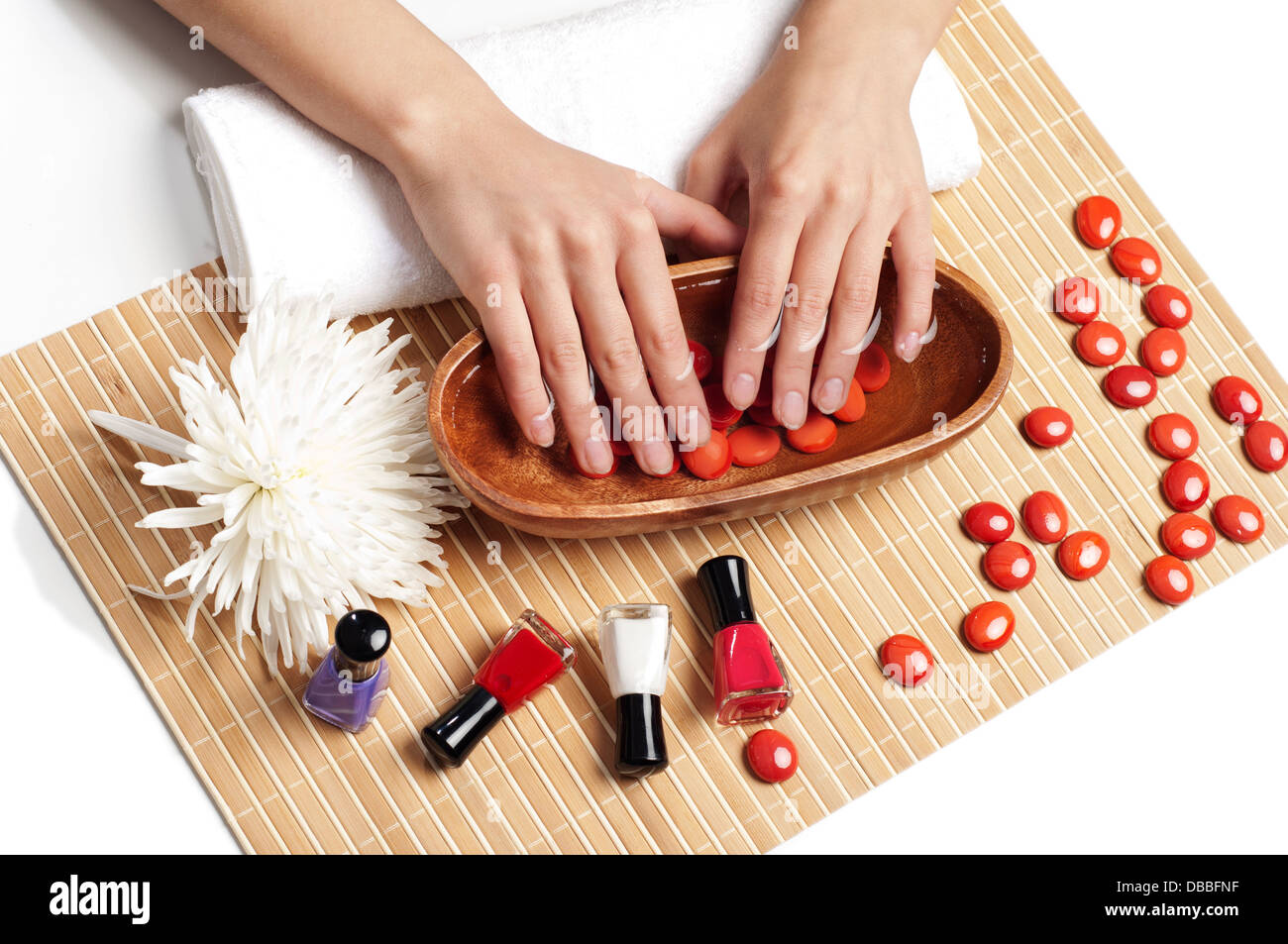Hands Spa. Manicure concept Stock Photo - Alamy
