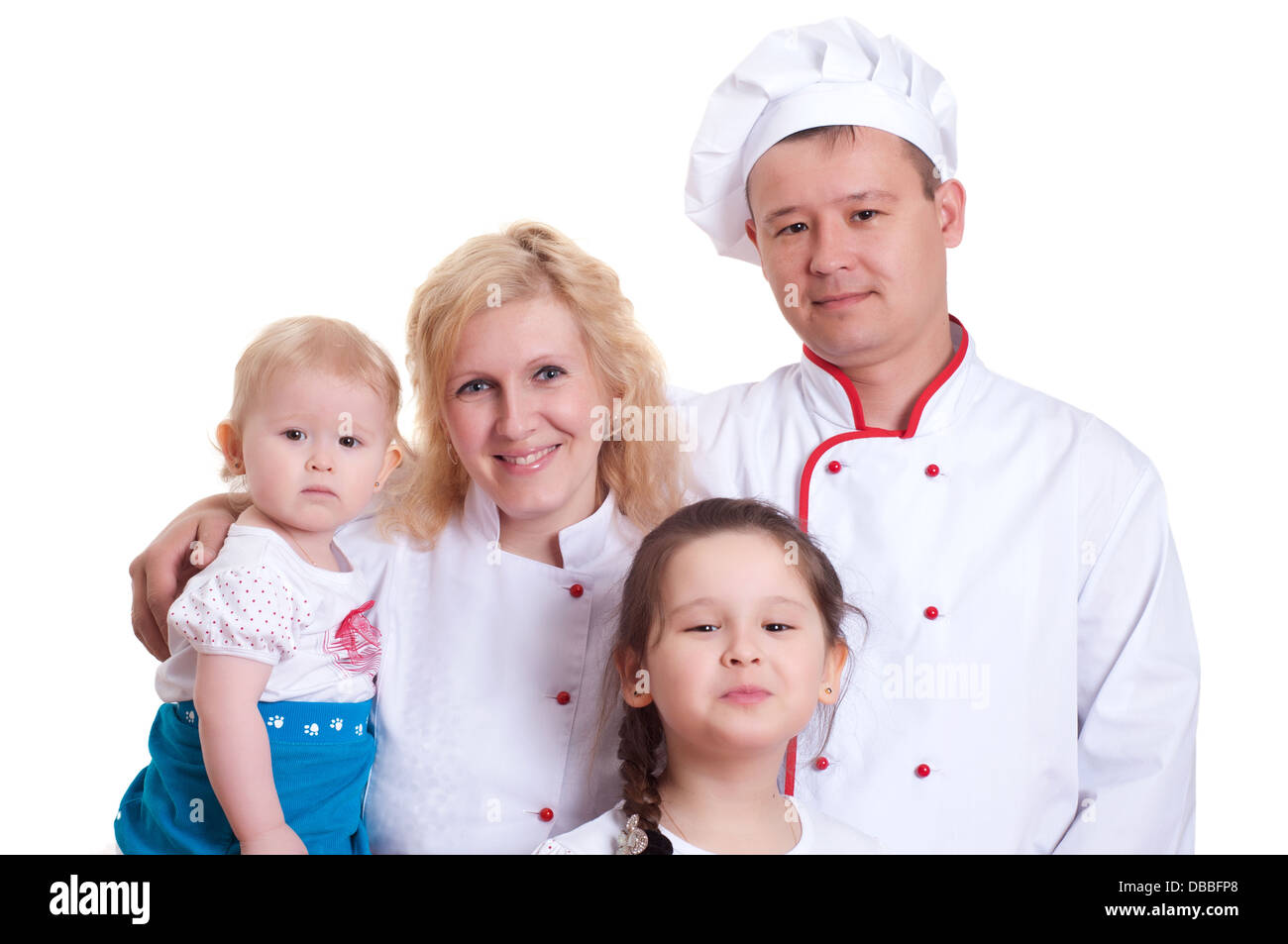 Baby dad mom cooking hi-res stock photography and images - Alamy