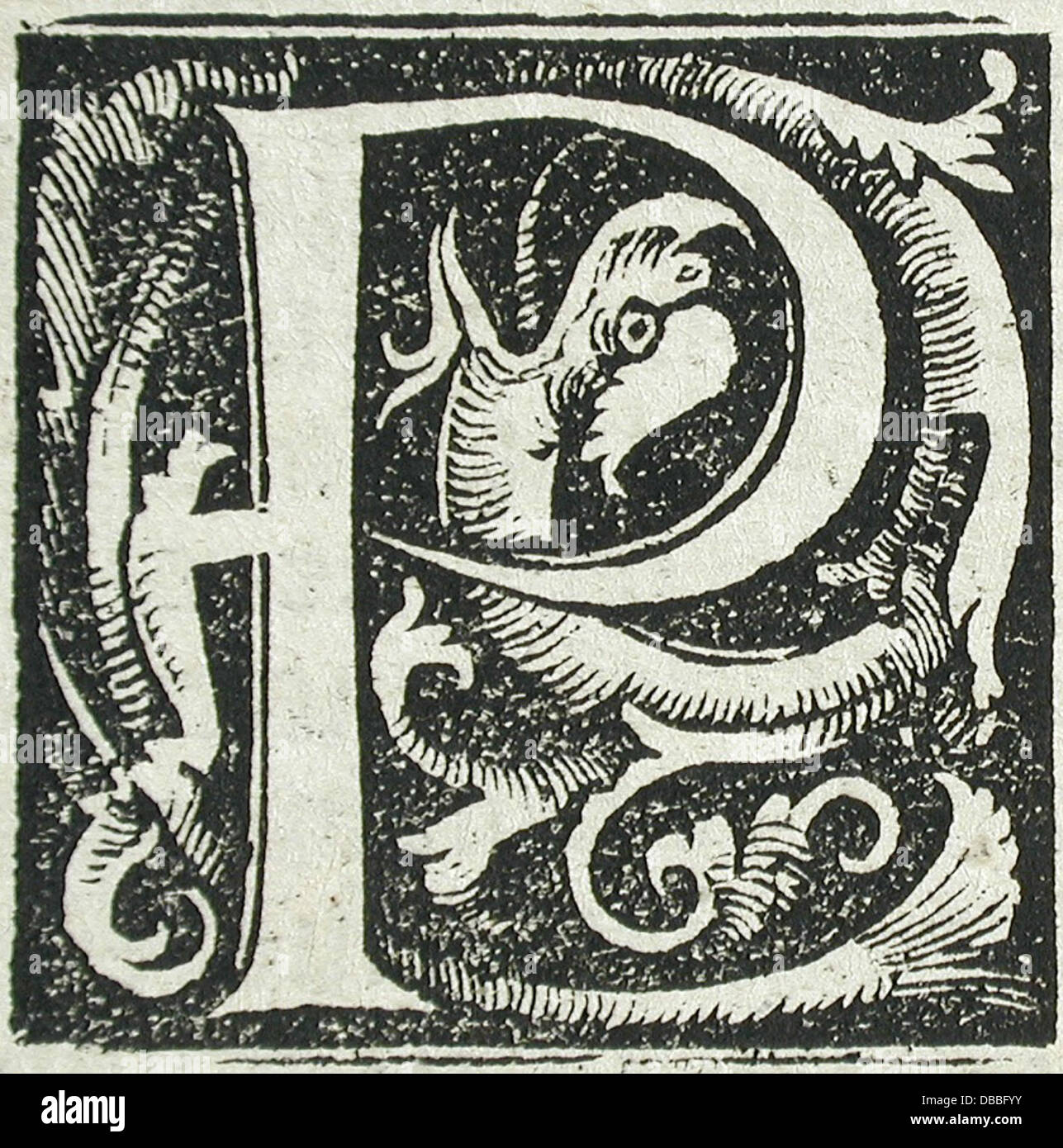 These ornamental letters, part of a larger collection, are decorative ...