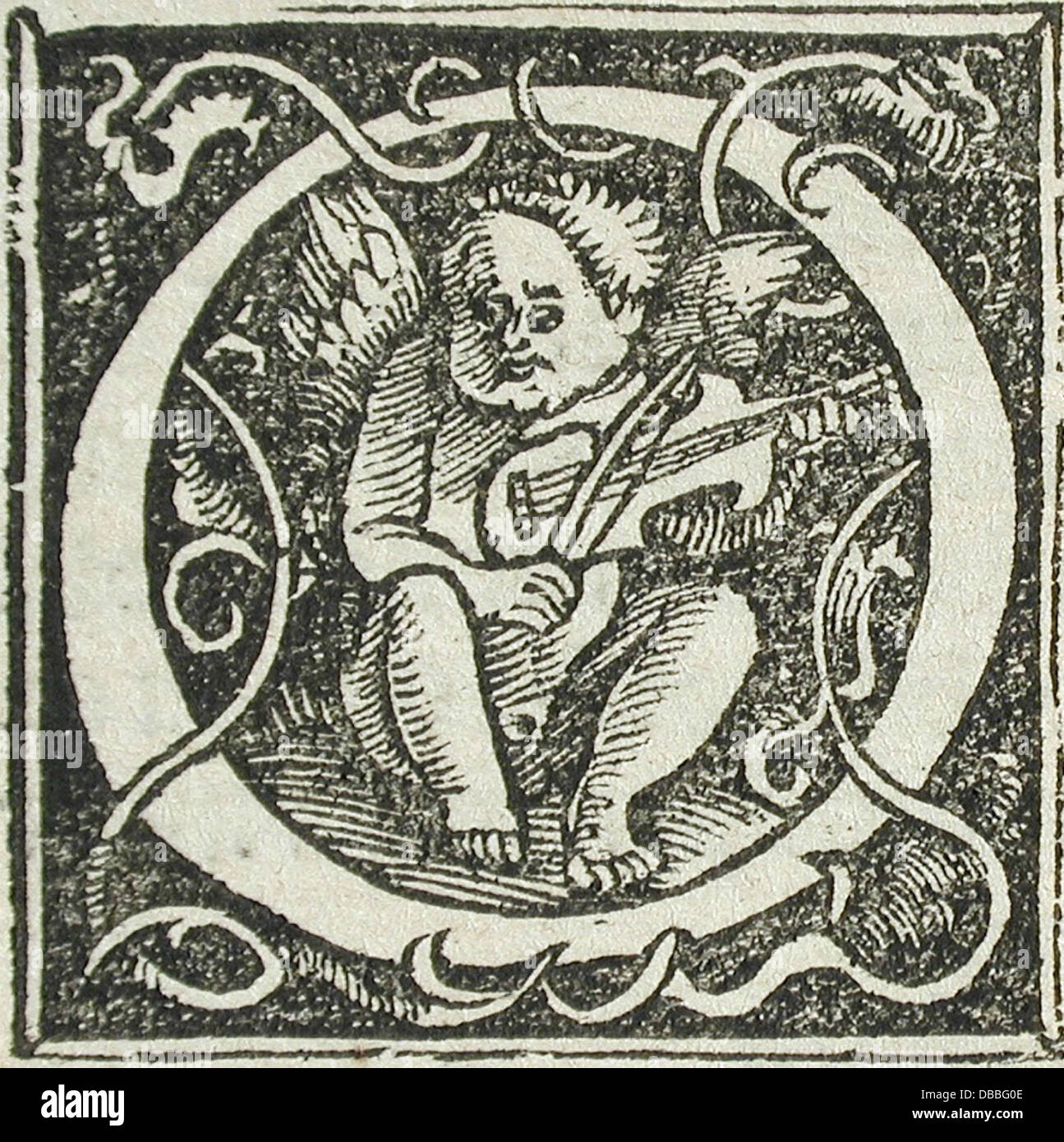 A collection of ornamental letters, each letter designed with intricate ...