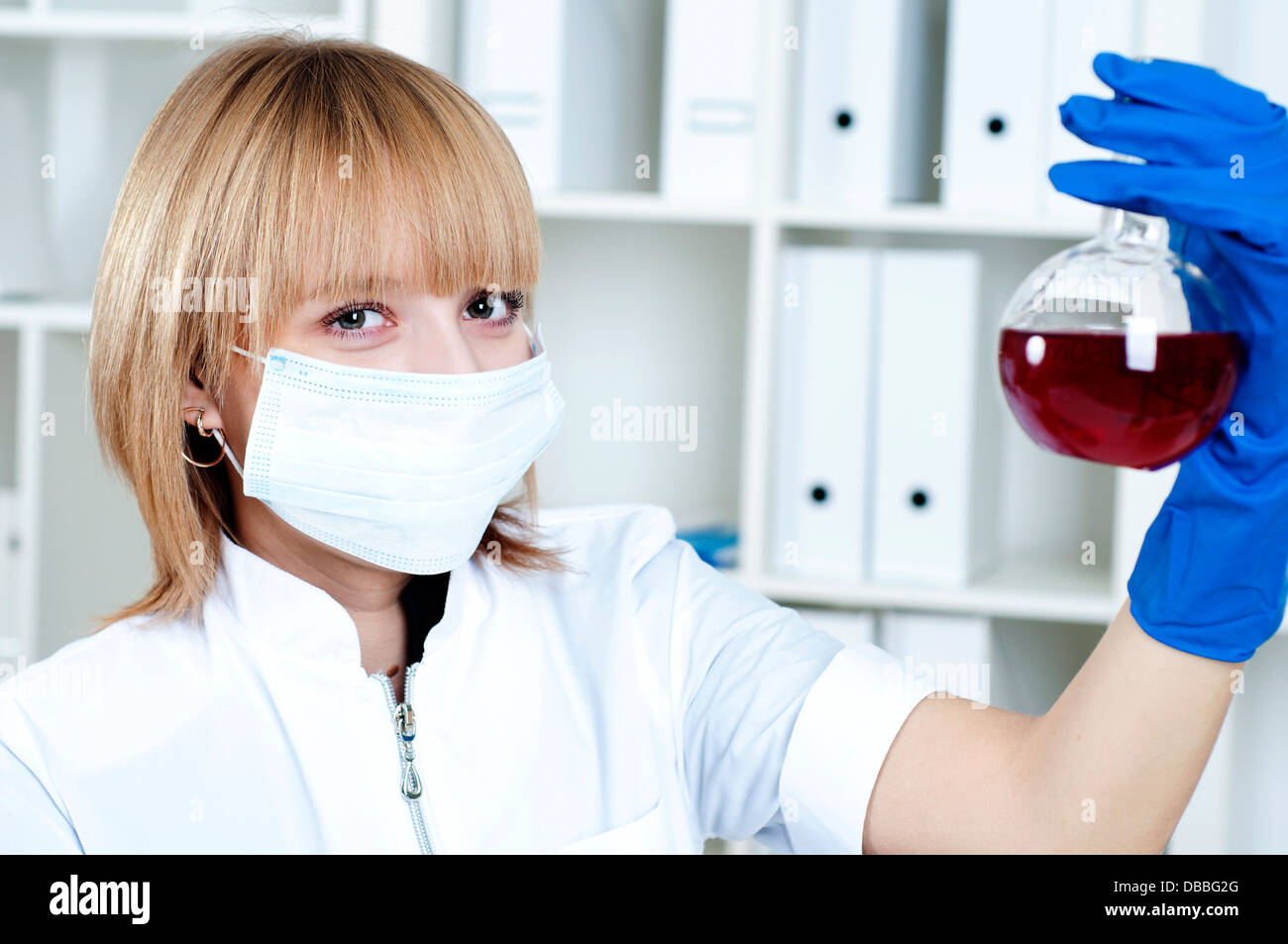portrait of chemist Stock Photo - Alamy