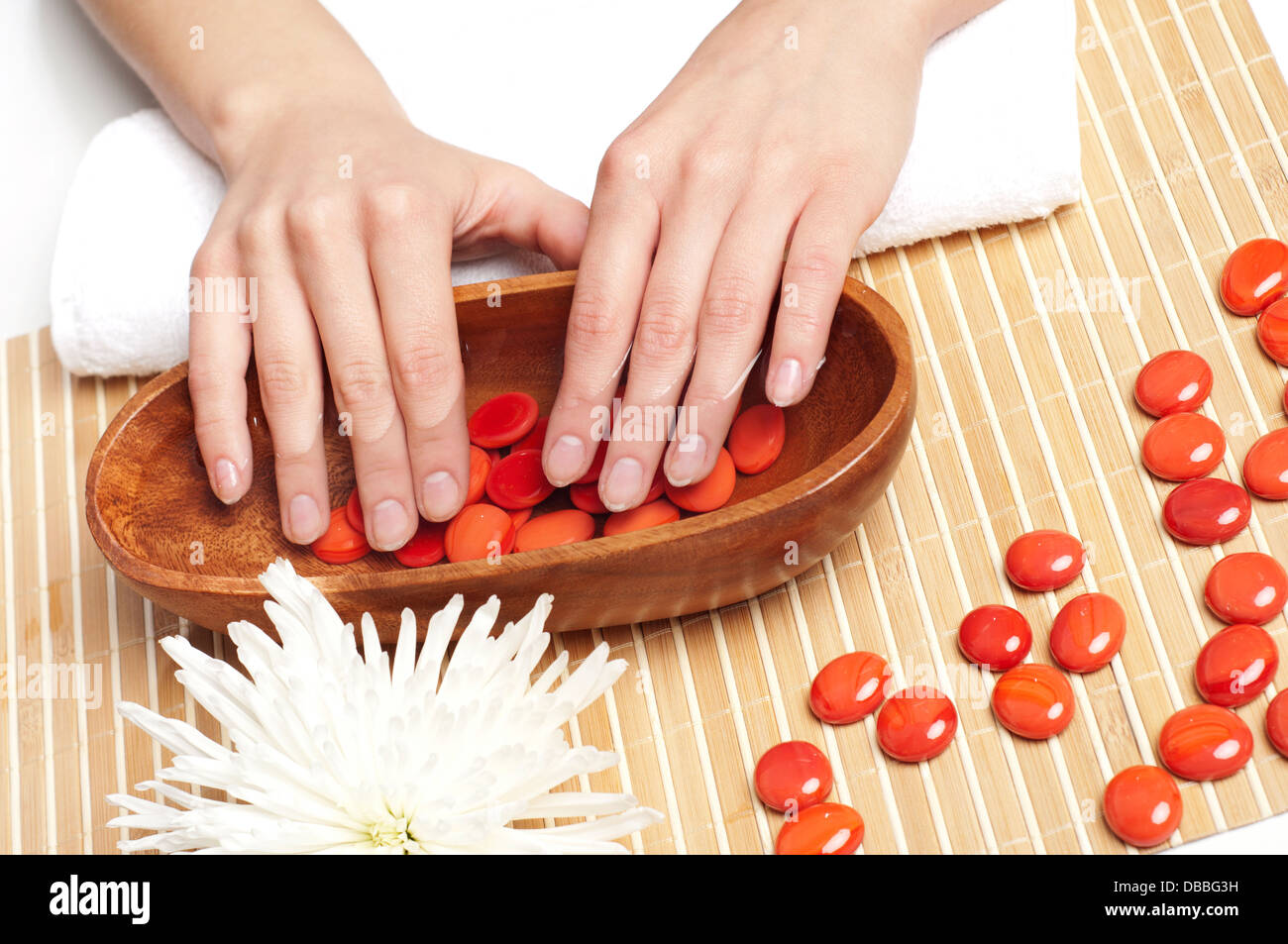 Hands Spa. Manicure concept Stock Photo - Alamy