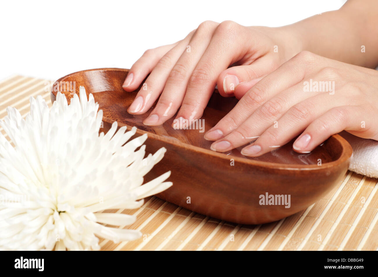 Hands Spa. Manicure concept Stock Photo - Alamy
