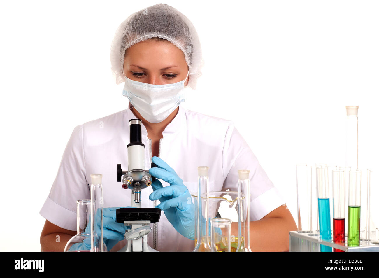 chemist working in the laboratory Stock Photo - Alamy