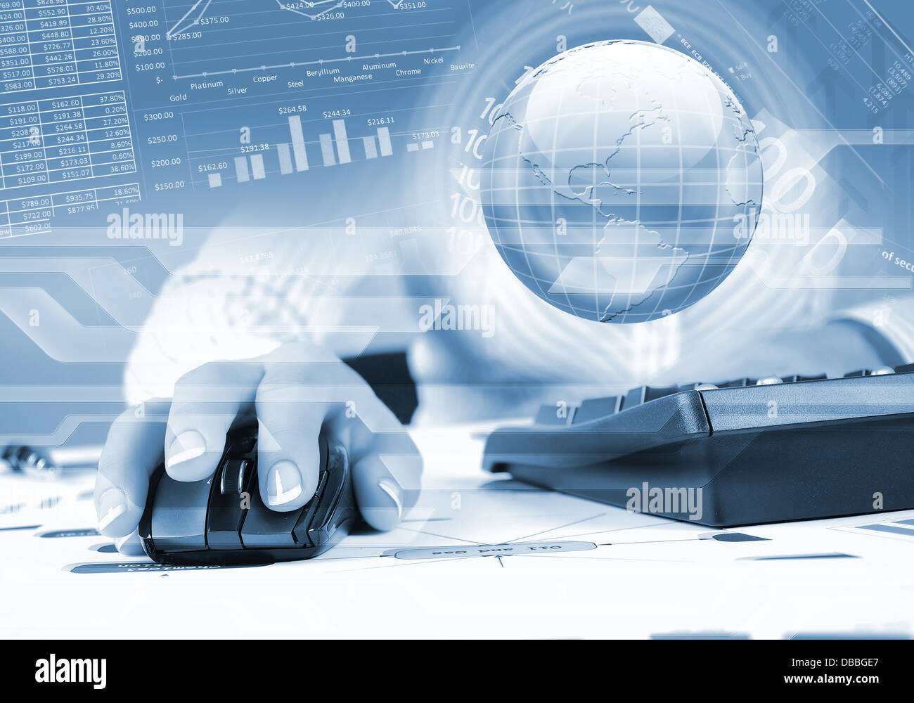 Global technology image Stock Photo - Alamy
