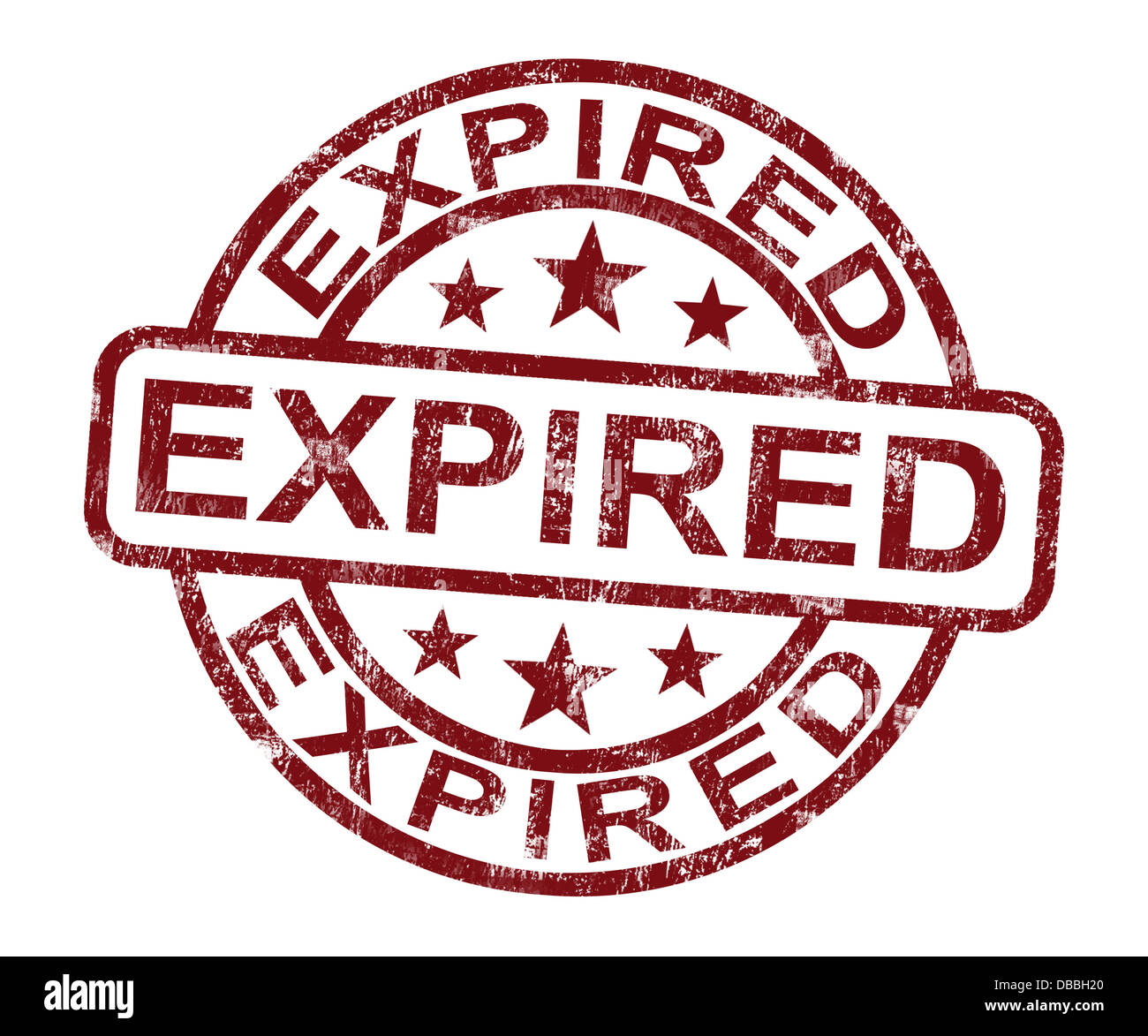 The time has expired Cut Out Stock Images & Pictures - Alamy