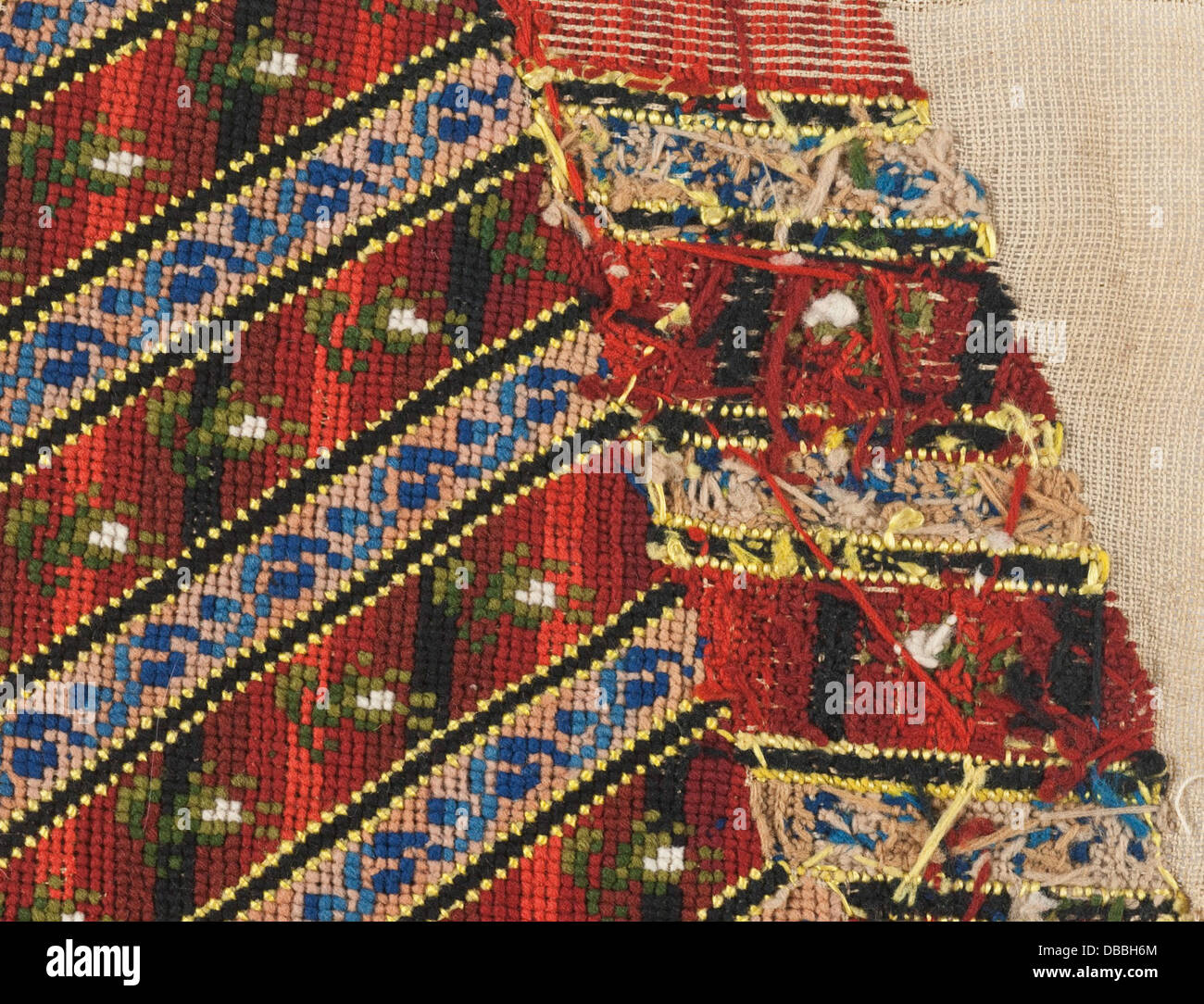 This textile fragment consists of uncut panels intended for a man’s ...