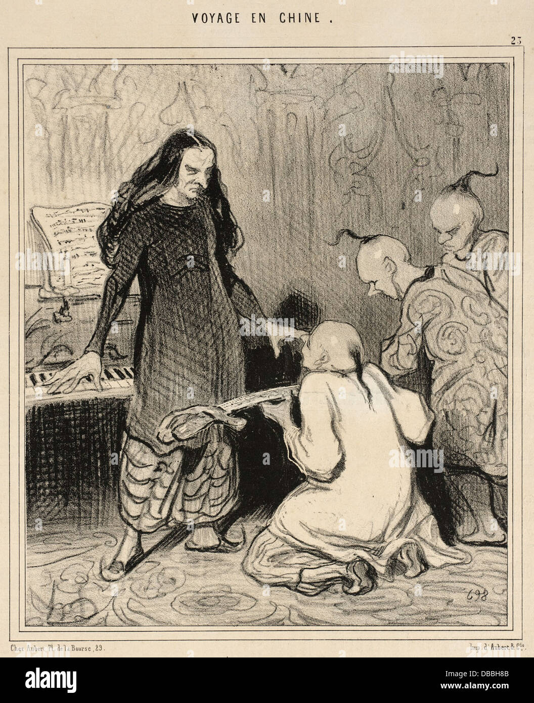 This artwork, titled 'Une Recompense artistique,' is part of the LACMA ...