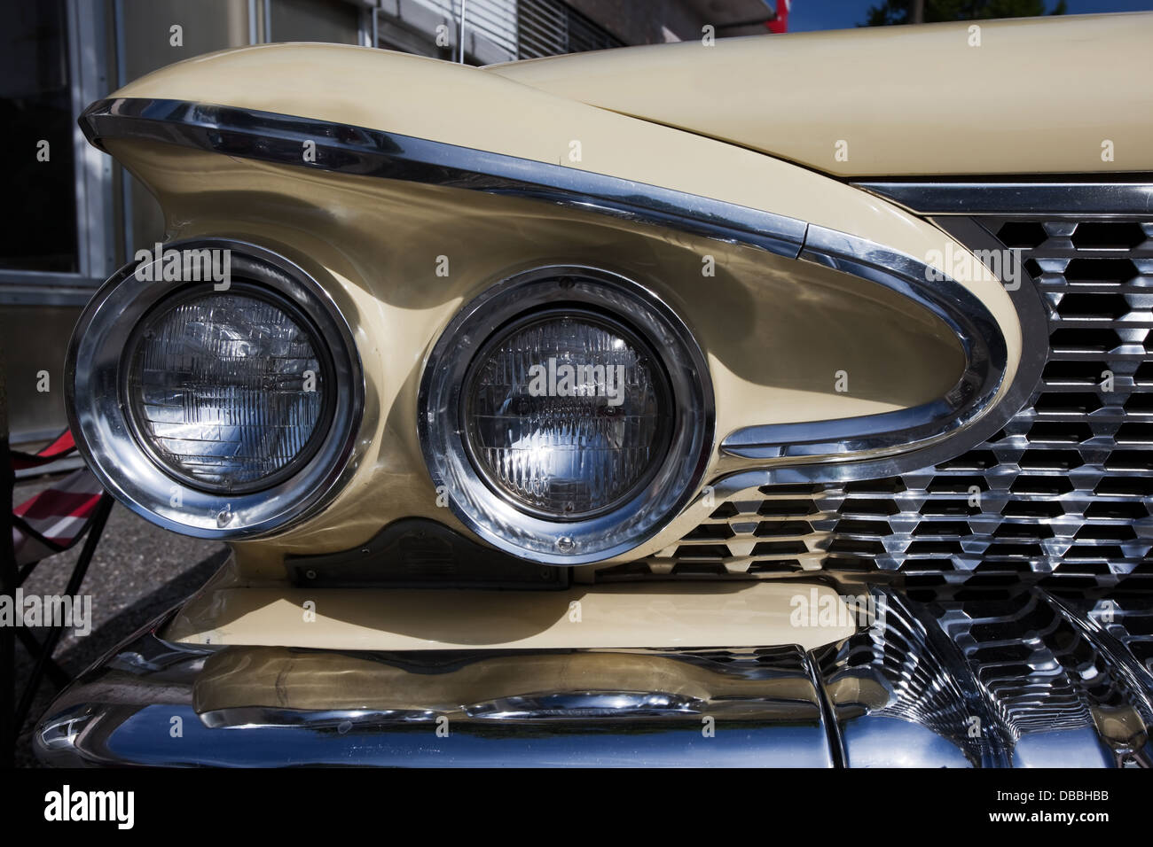 American Classic Car, Front Detail Stock Photo - Alamy
