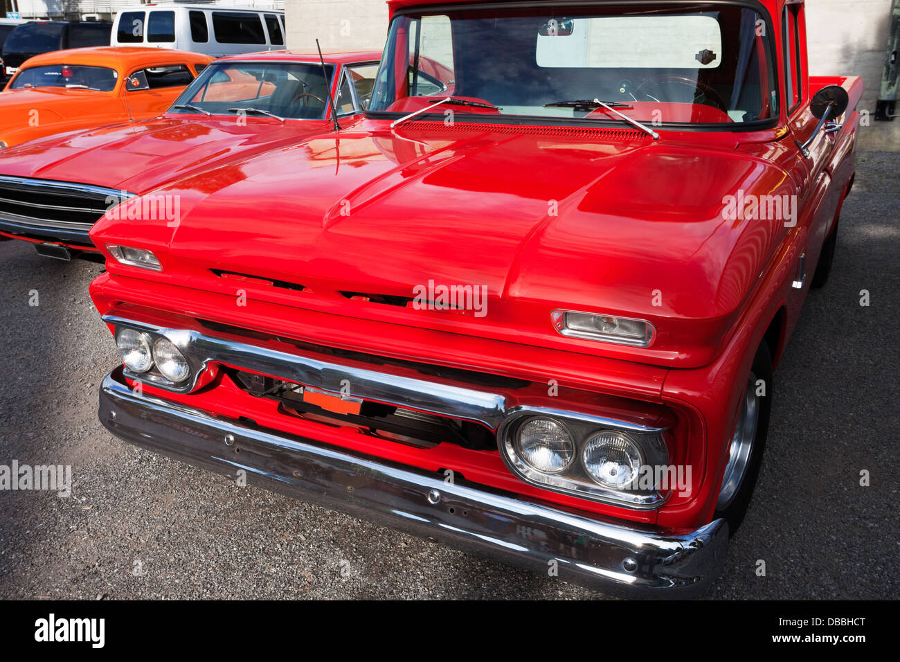 American Classic Cars, Front View Stock Photo - Alamy