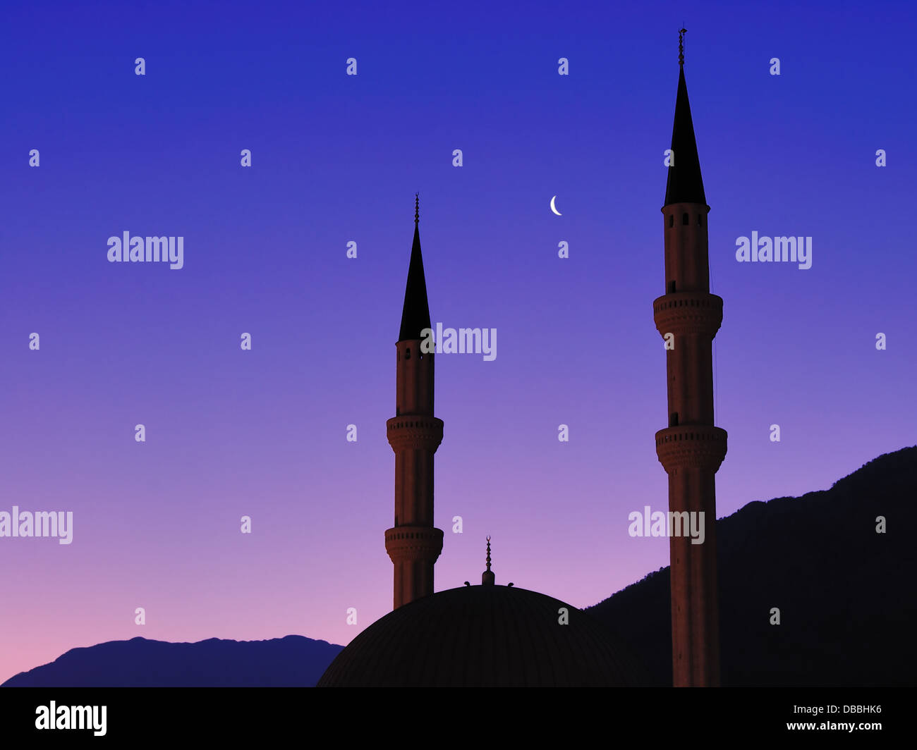 Arab famous light tower at night hi-res stock photography and images ...