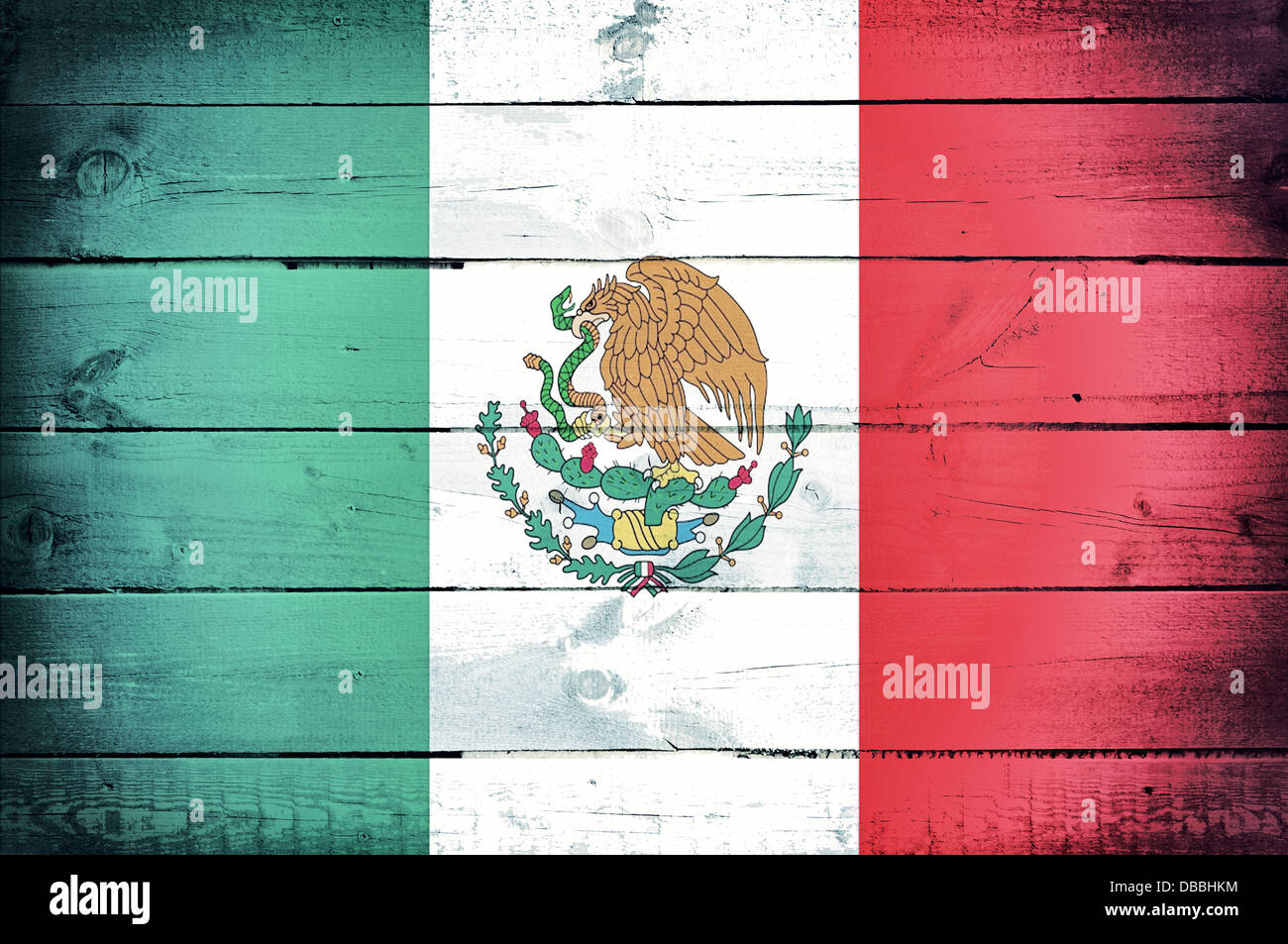 Mexican wood flag hi-res stock photography and images - Alamy