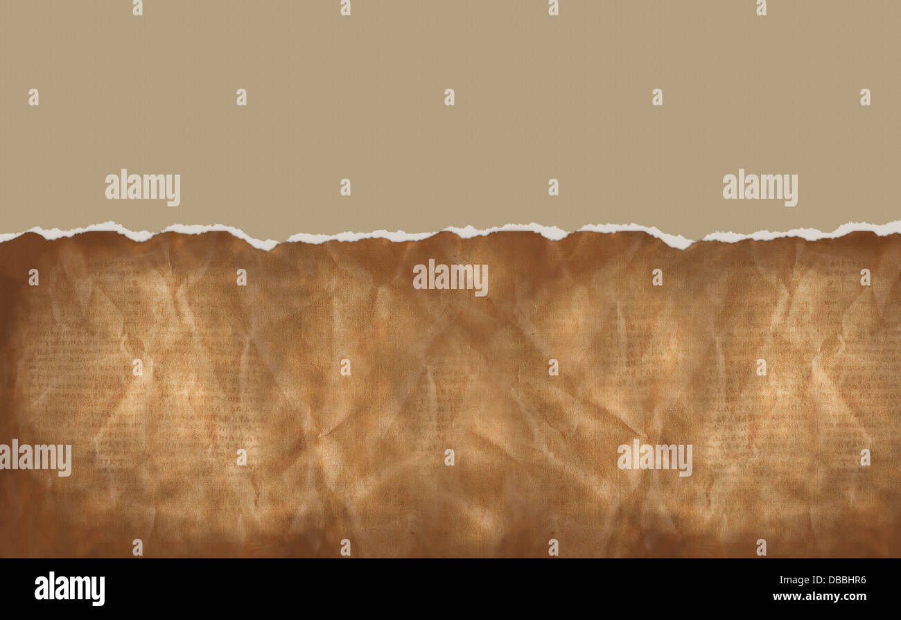 Horizontal ripped paper for background made in 2d software Stock Photo ...