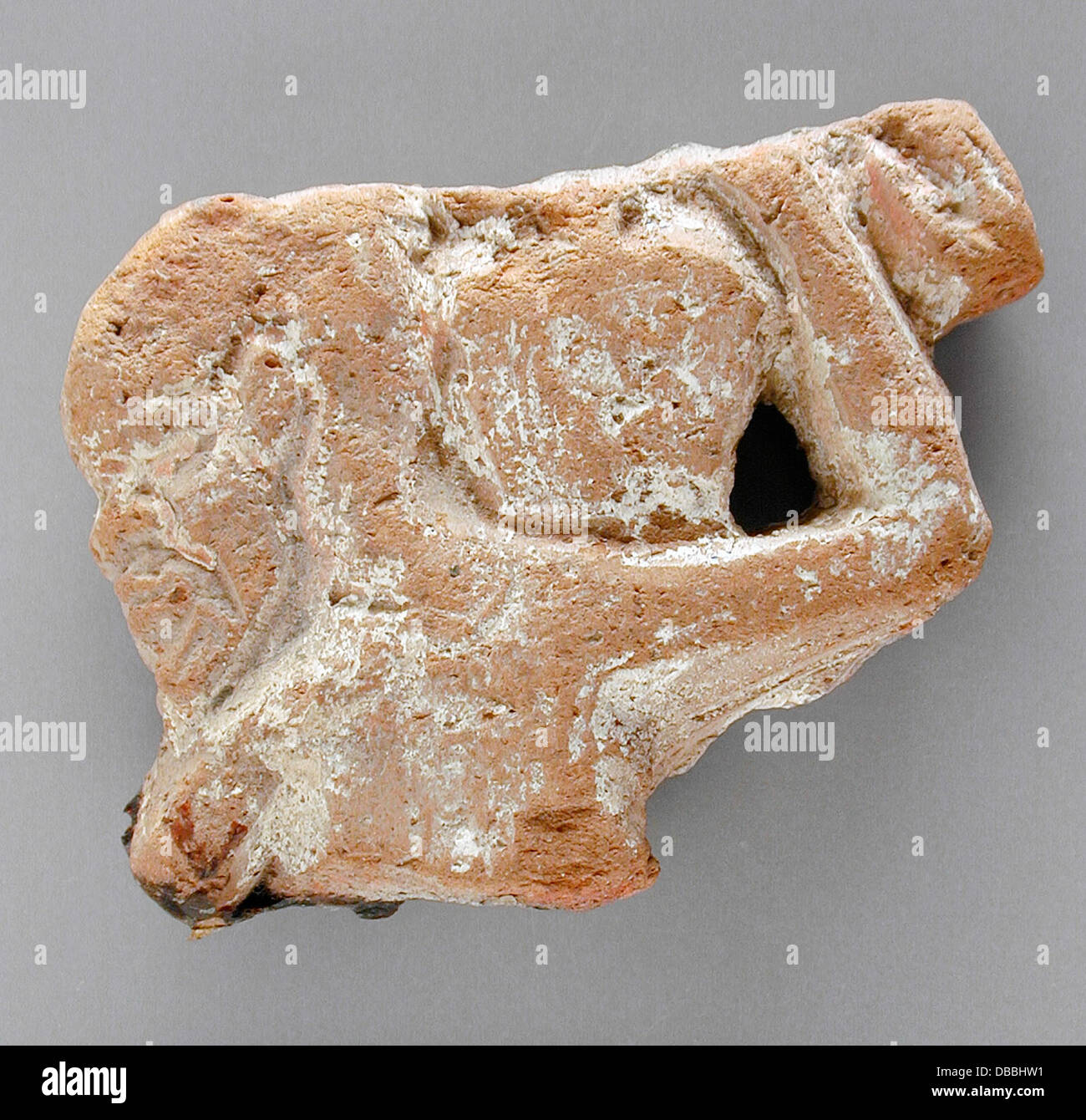 This upper body fragment is a representation of an ancient sculpture ...