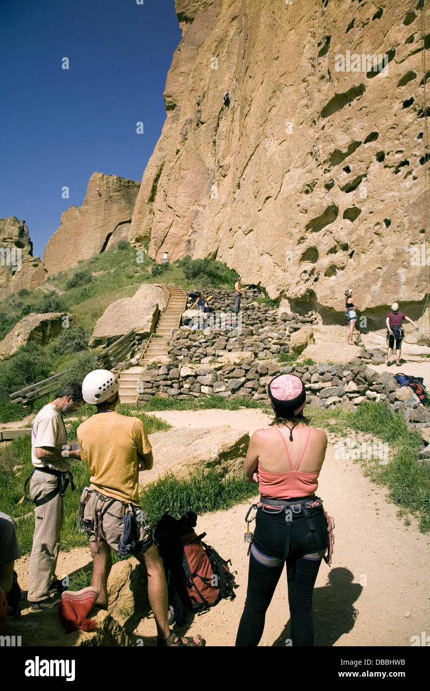Rock climbers come from the world over to tackle the challenging, near ...