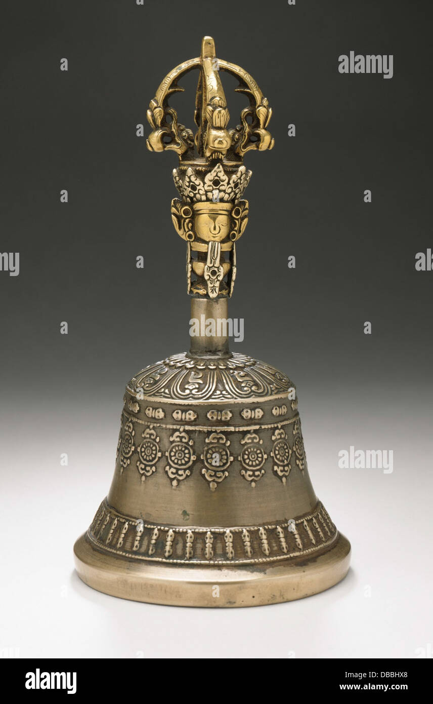 This vajra bell, also known as a ghanta, is an essential ritual object ...