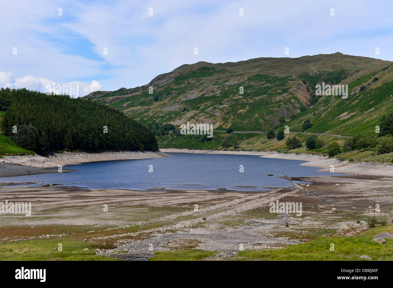 Haweswater reservoir, Cumbria, UK. 26th July, 2013. Weather. Falling ...