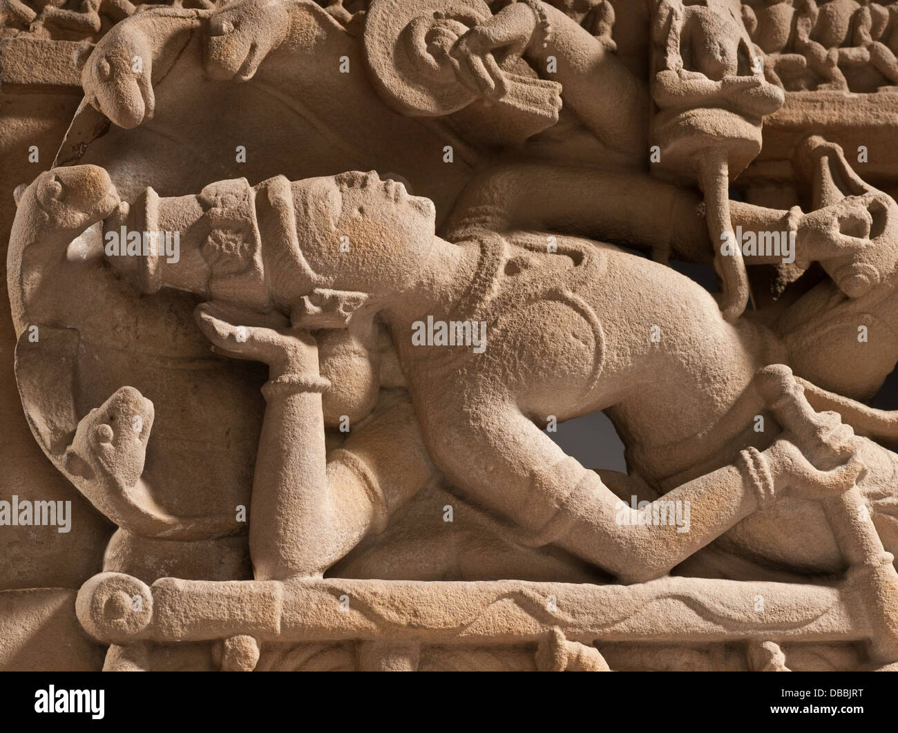 This depiction of Vishnu in cosmic sleep represents a moment in Hindu ...