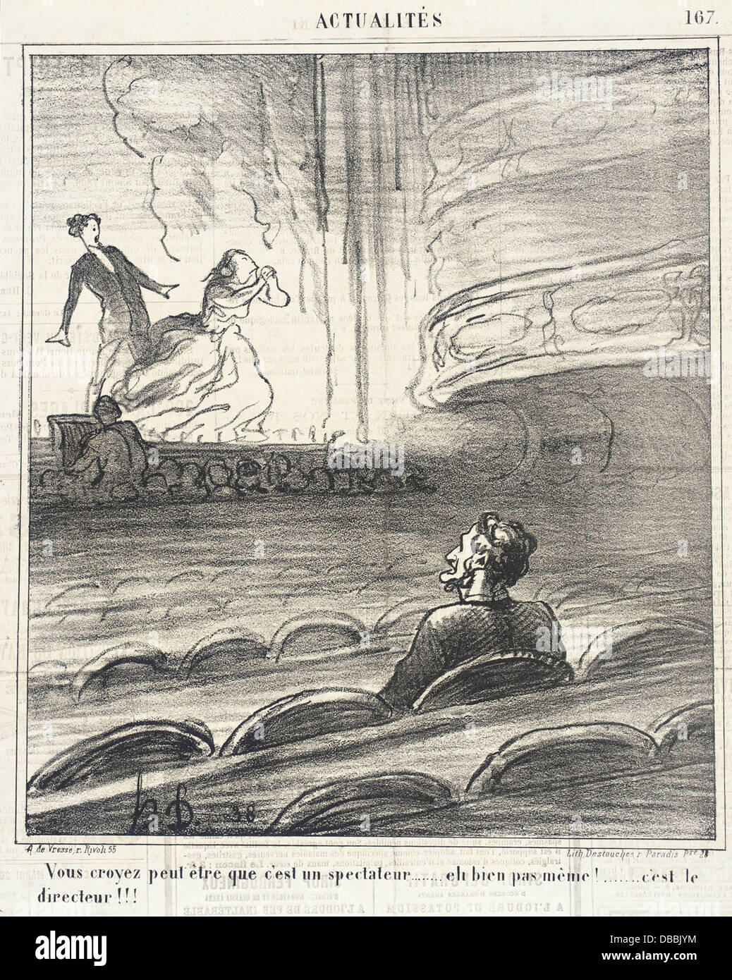This artwork, 'Vous croyez...que c'est un spectateur...', showcases a ...