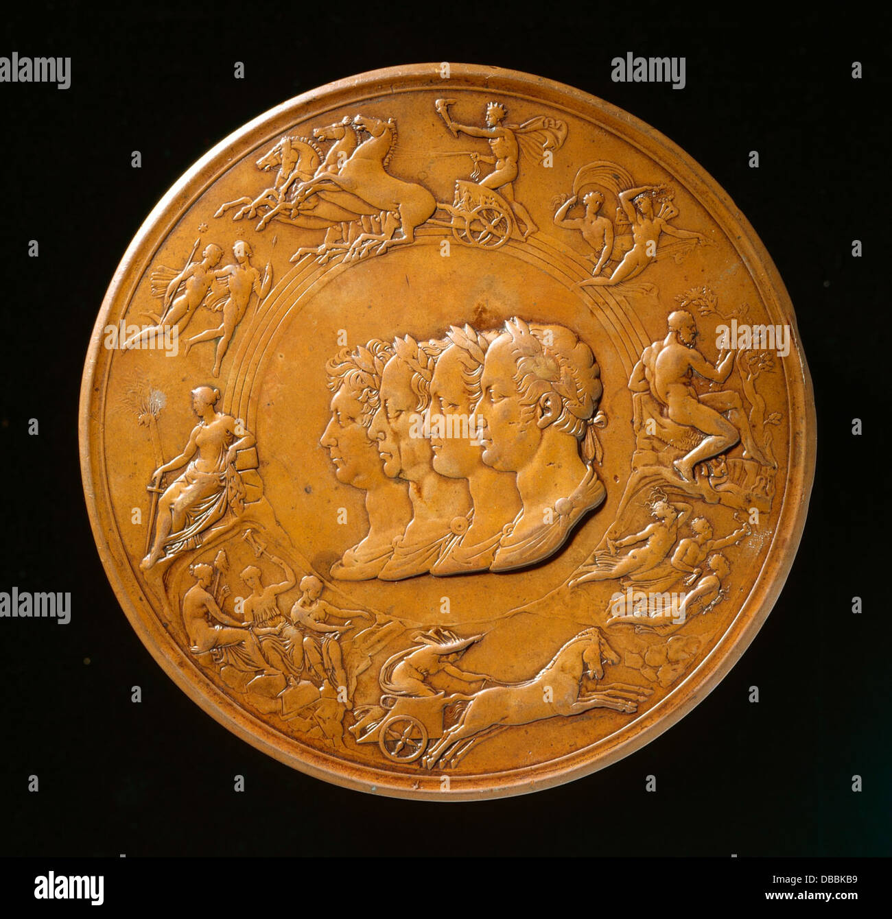 This Waterloo Medallion commemorates the famous Battle of Waterloo. It ...