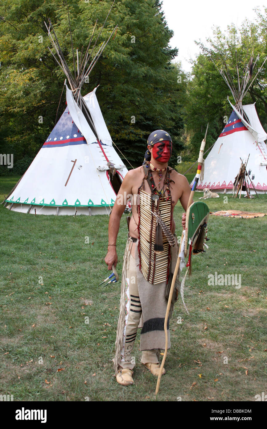 Native American Man Standing