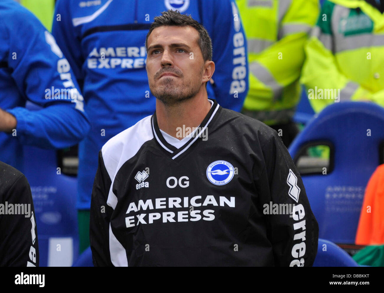 Brighton, UK. 27th July, 2013. Brighton's New head coach Oscar Garcia ...