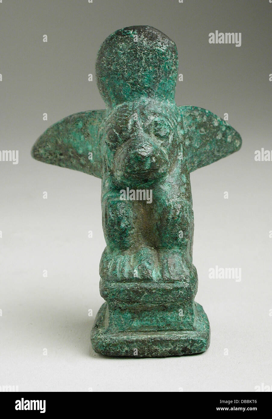 This figurine represents a winged baboon, an unusual motif in ancient ...