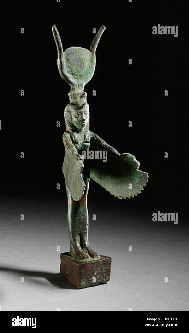 This bronze figurine of the goddess Isis with wings, part of the LACMA ...