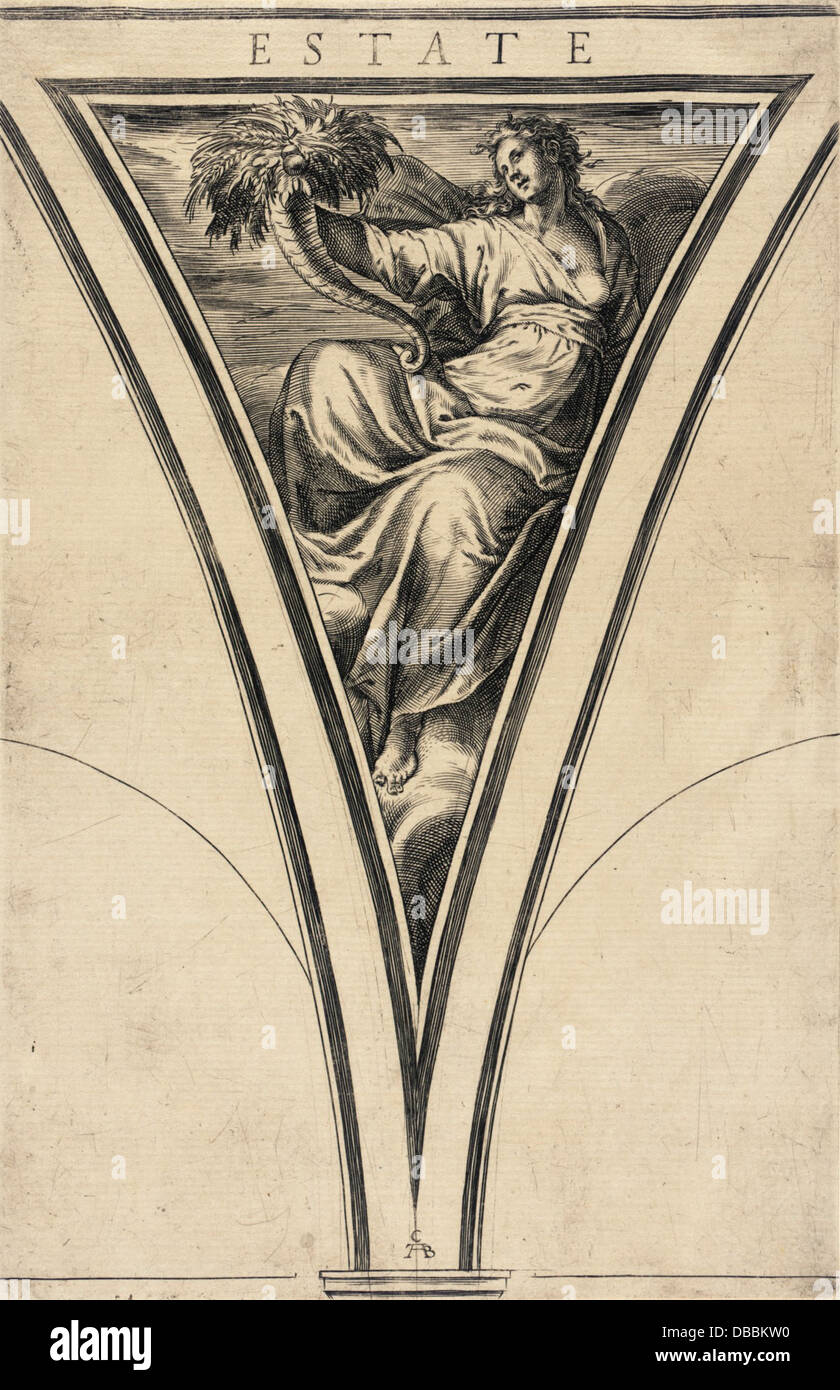 This depiction of winter, part of a larger series, captures the cold ...