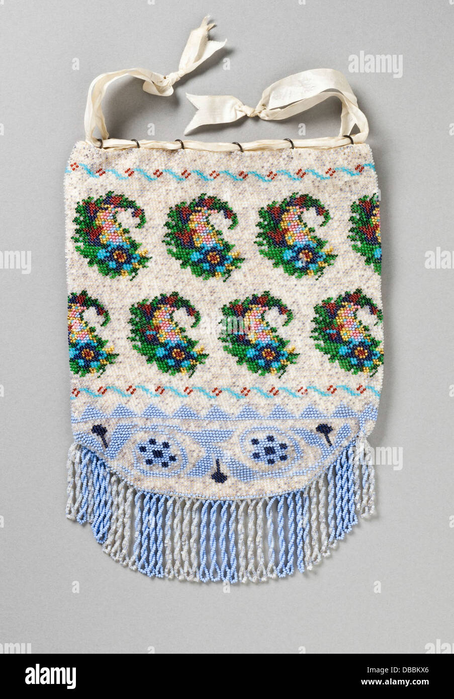 This woman's reticule bag, held in LACMA's collection, was used as a ...