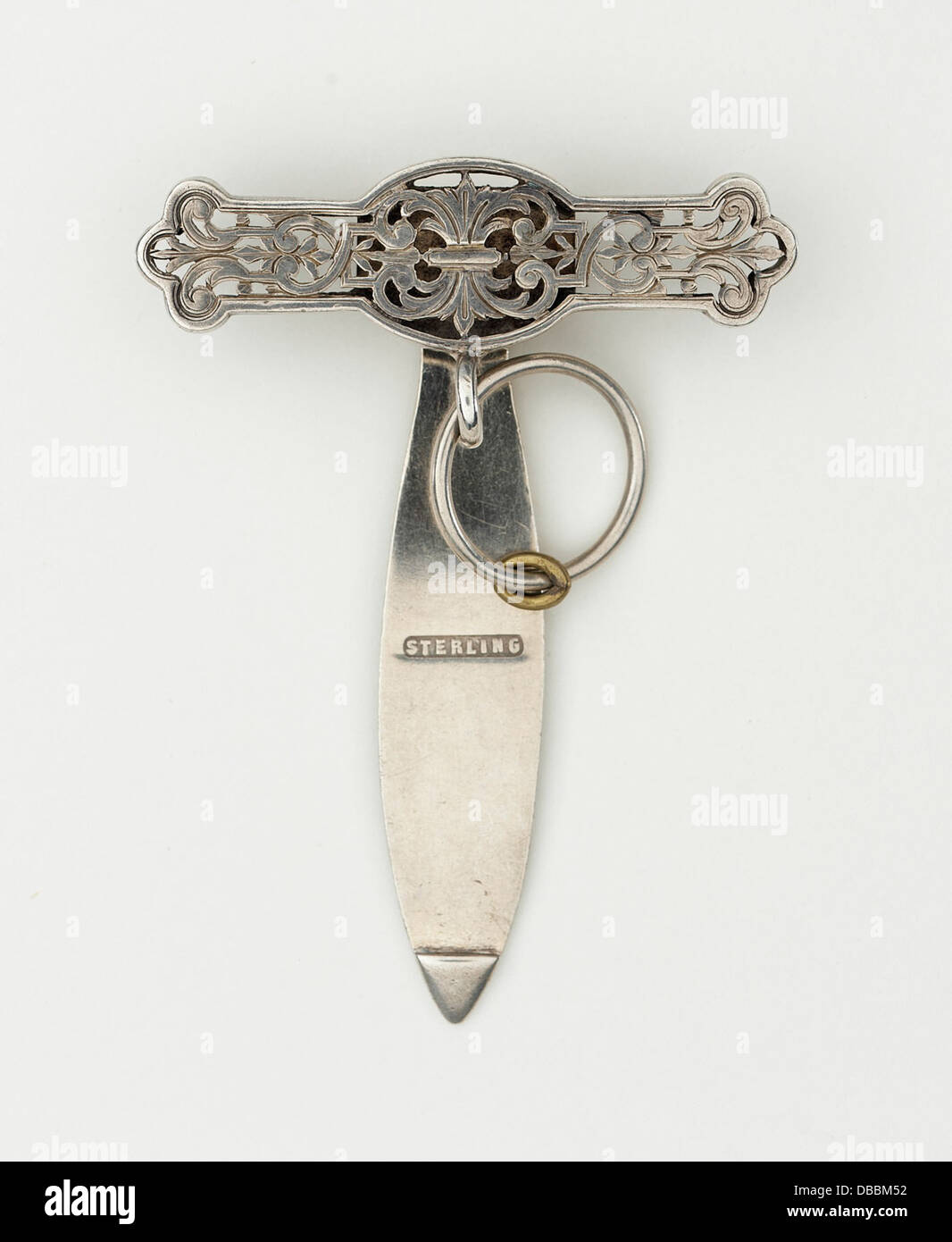 This set includes a woman's chatelaine and accompanying bag, showcasing ...