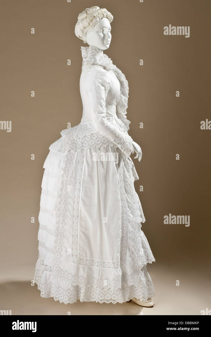 This woman's dress, part of the LACMA collection, is an example of ...