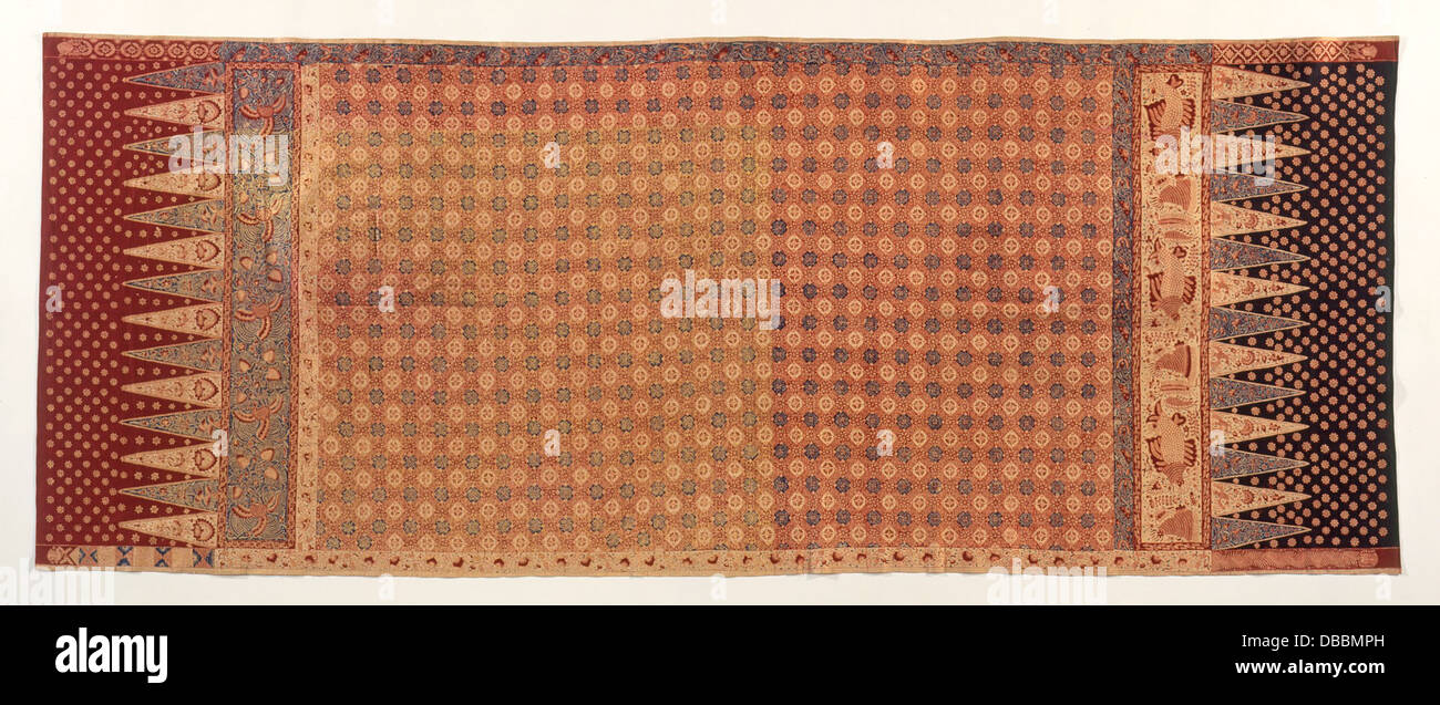 This hip wrapper, a traditional garment from Southeast Asia, reflects ...