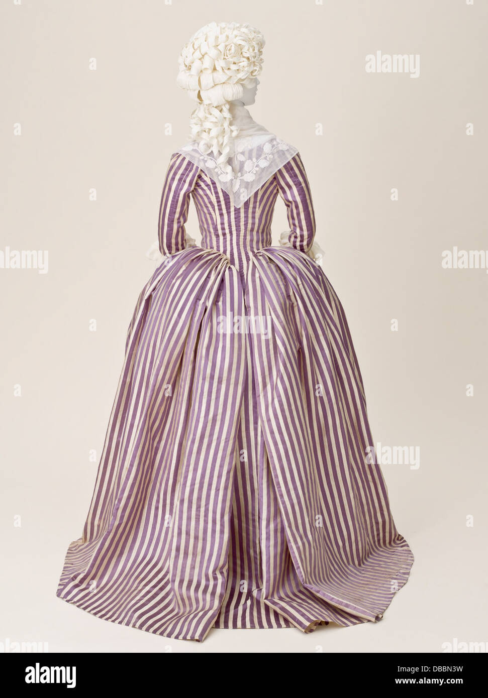 This late 18th-century woman’s robe, styled in the English manner, is ...