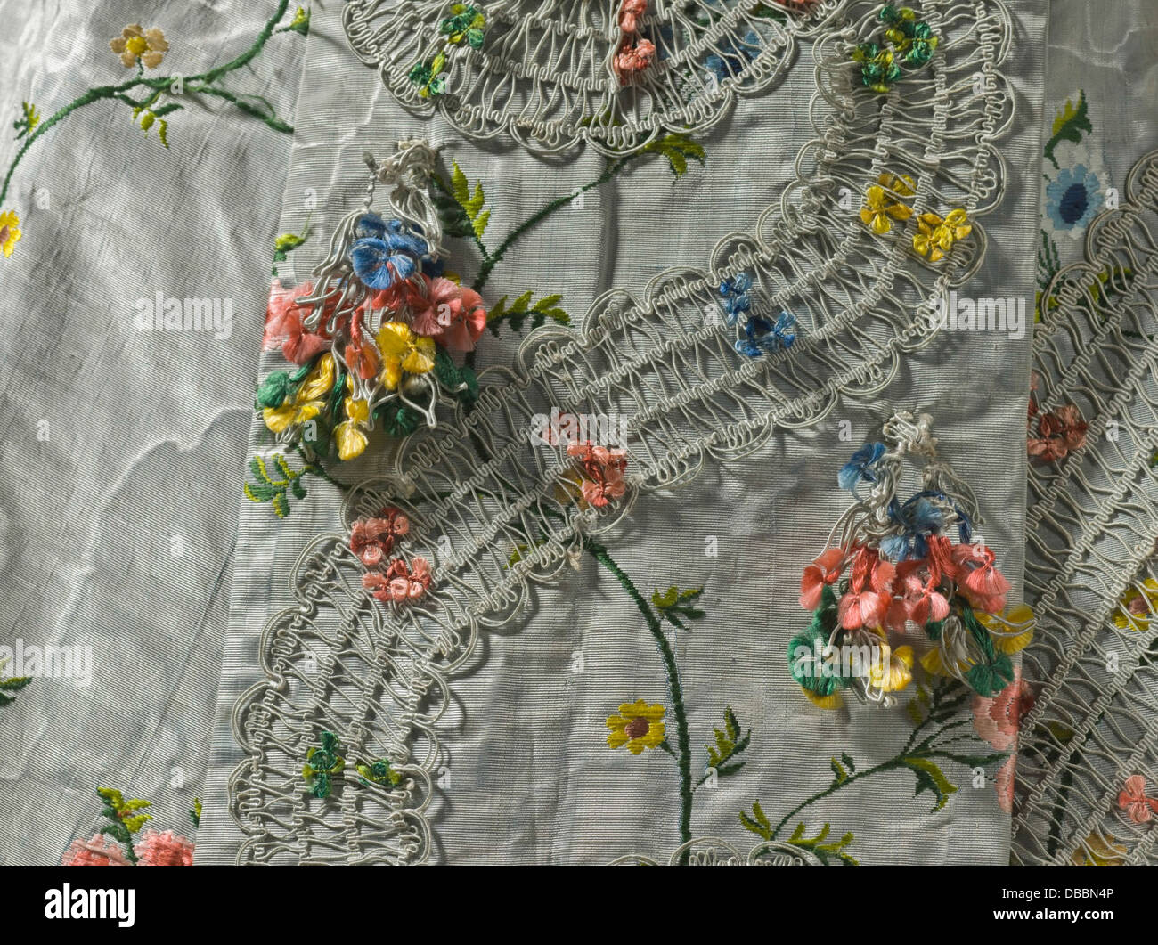 This 'Robe a la Francaise,' an 18th-century French gown, demonstrates ...