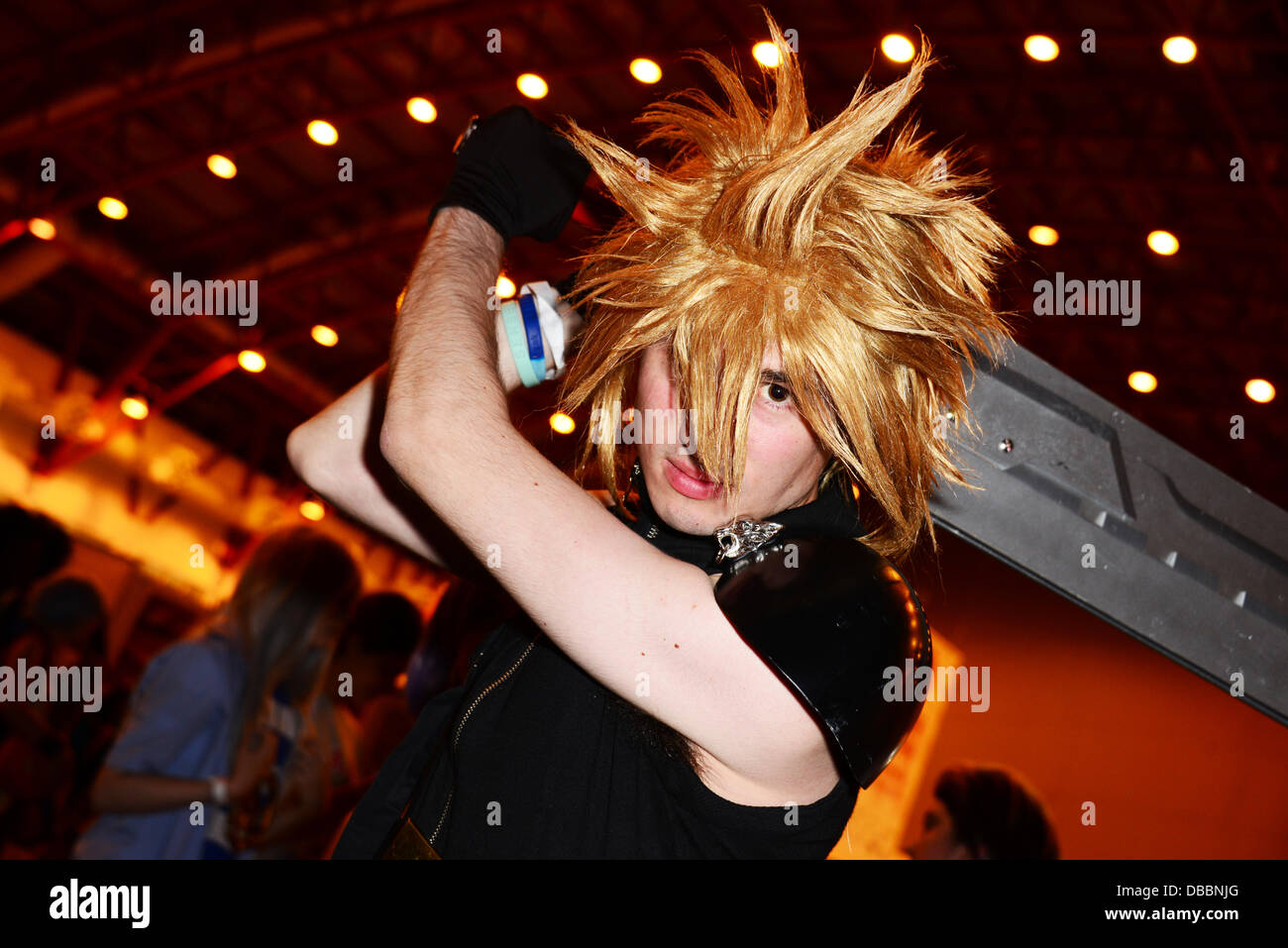 London, UK. 27th July 2013. Fans of japanese animation costume ...