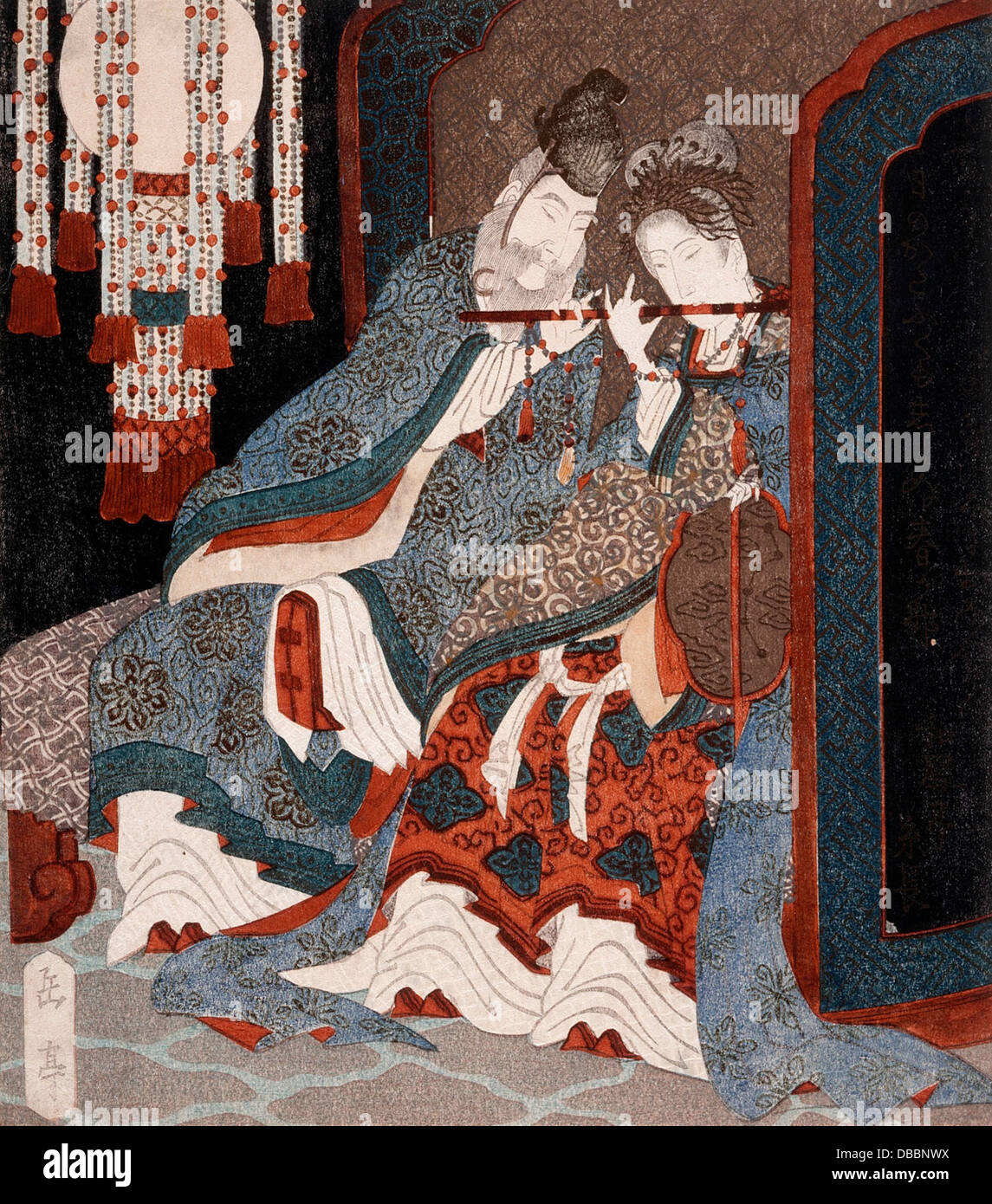 Yang Guifei, a renowned figure in Chinese history, is depicted in this ...