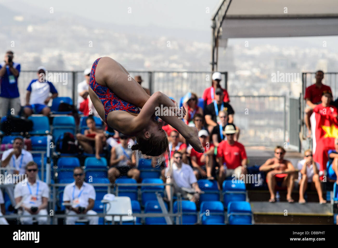 Barcelona, Spain. 27th July 2013: Britain's Hannah Starling competes in ...