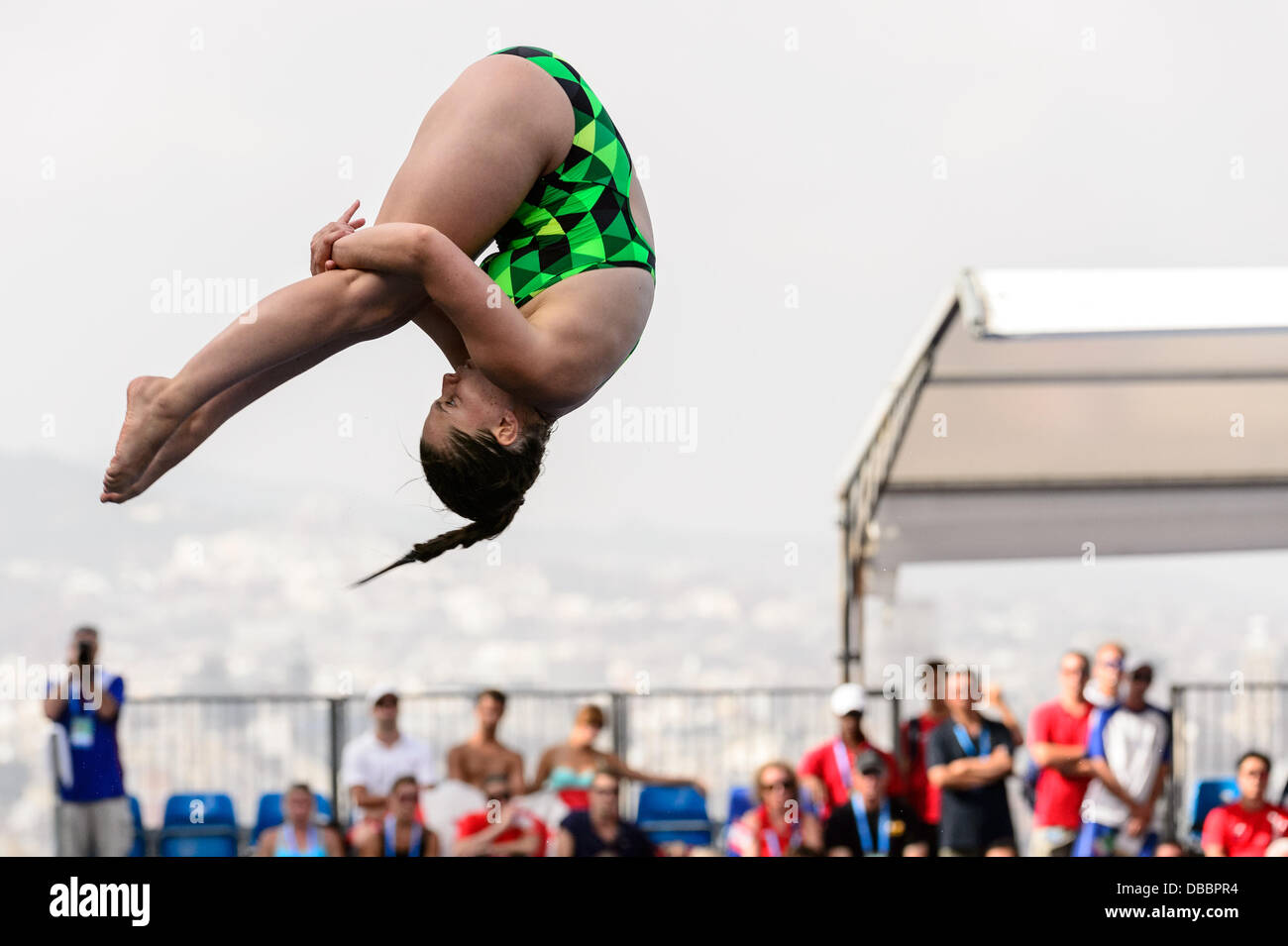 Barcelona, Spain. 27th July 2013: Australia's Anabelle Smith competes ...