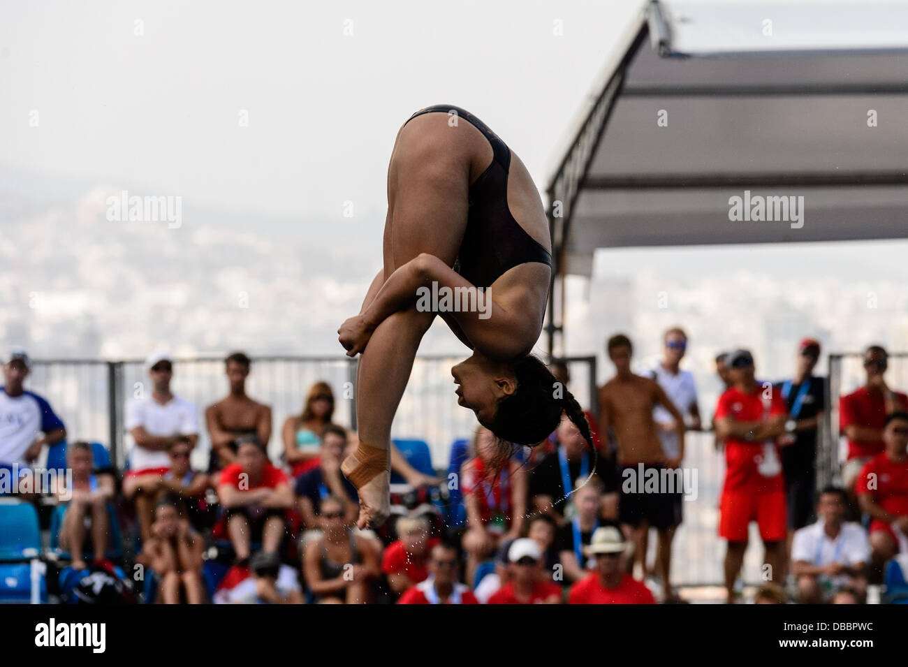Barcelona, Spain. 27th July 2013: China's He Zi competes in the women's ...