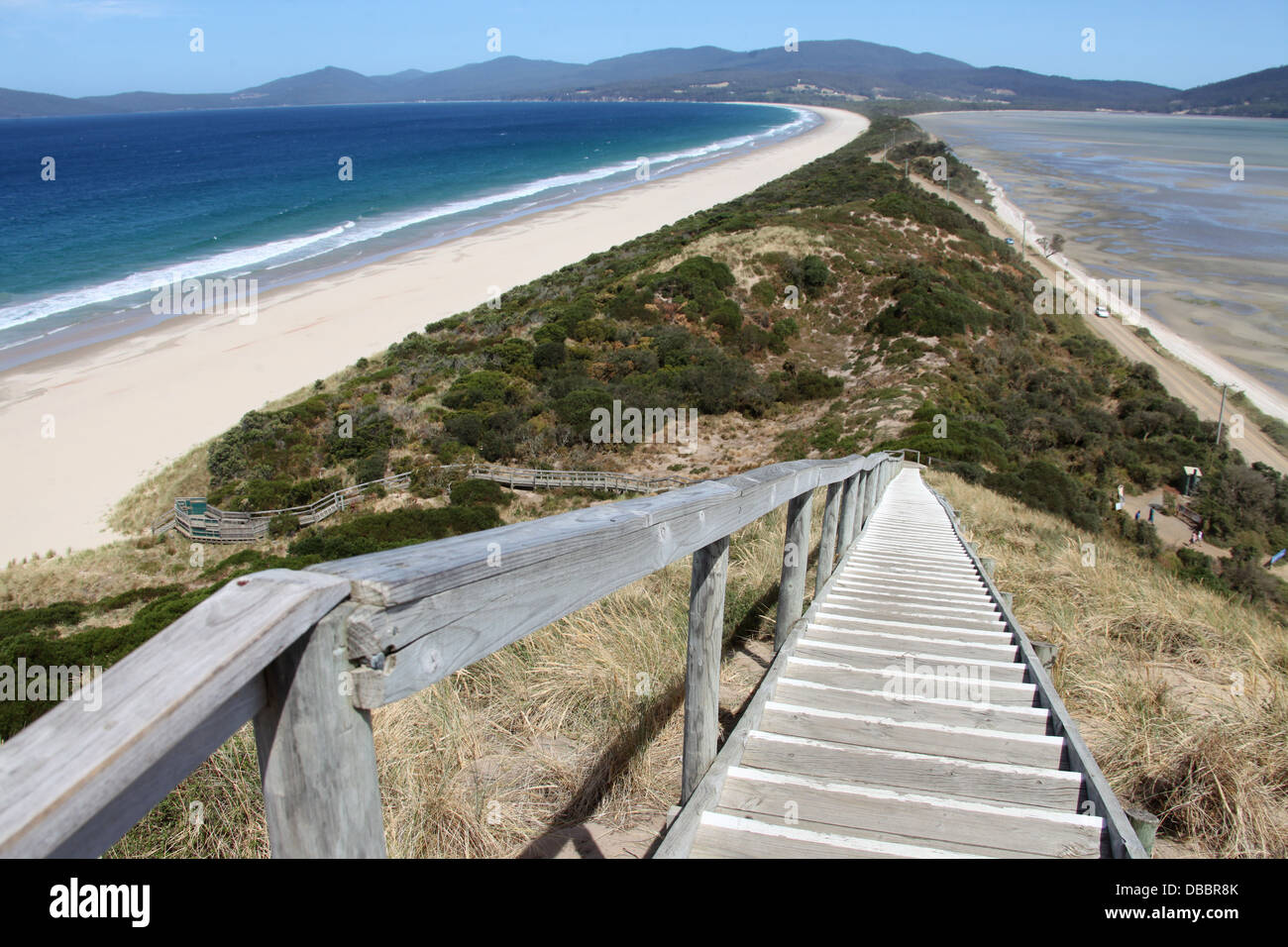 Bruny Island Neck in Tasmania Stock Photo - Alamy